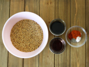 Raw Vegan Tamari Chili Flax Crackers